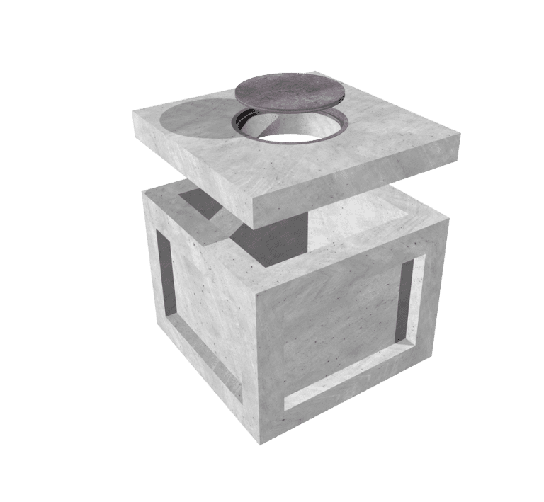 3'-0" x 3'-0" Handhole - AC Miller Precast Concrete Products