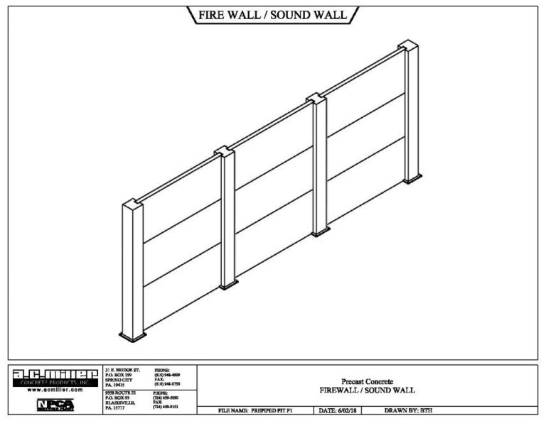 Perimeter Wall - AC Miller Precast Concrete Products